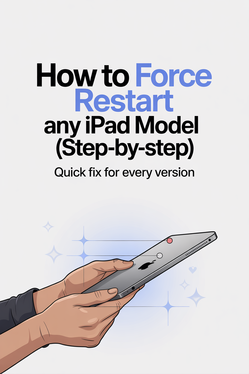 How To Force Restart Any IPad Model (Step-by-Step Guide) - Digitalhow
