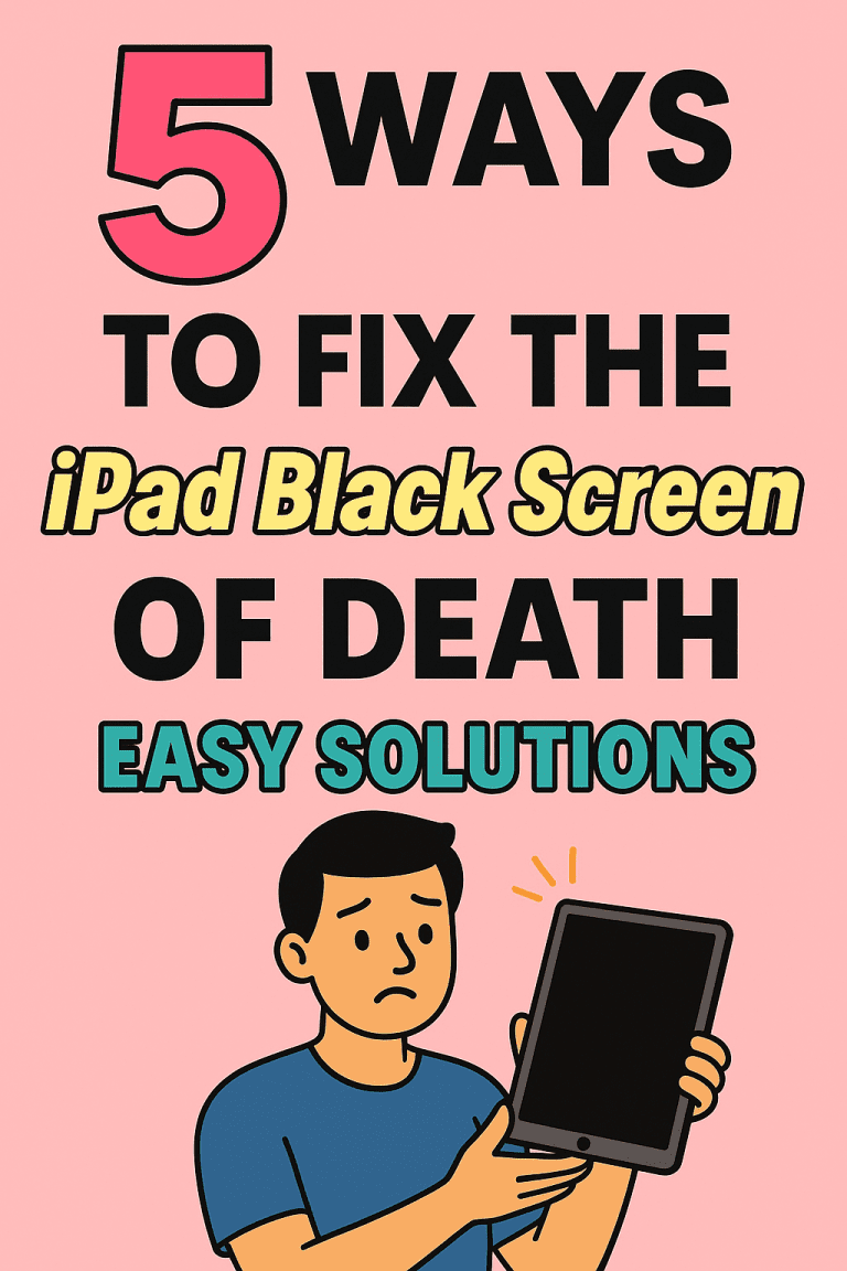 5 Ways To Fix The IPad Black Screen Of Death - Digitalhow