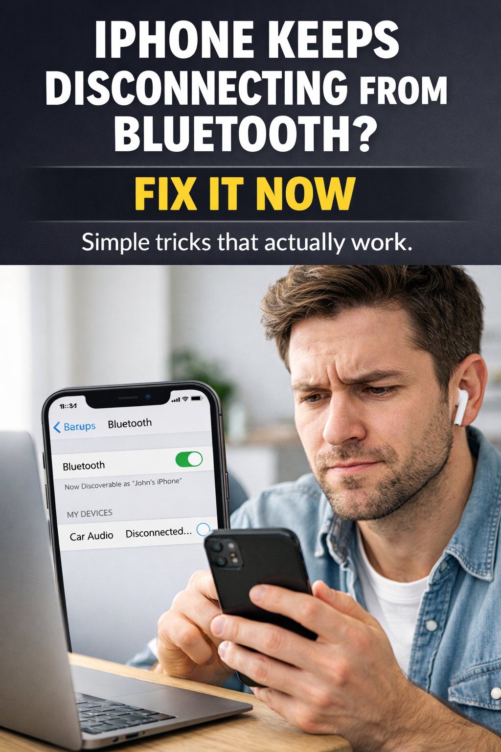 Iphone Keeps Disconnecting From Bluetooth? Fix It Now - Digitalhow